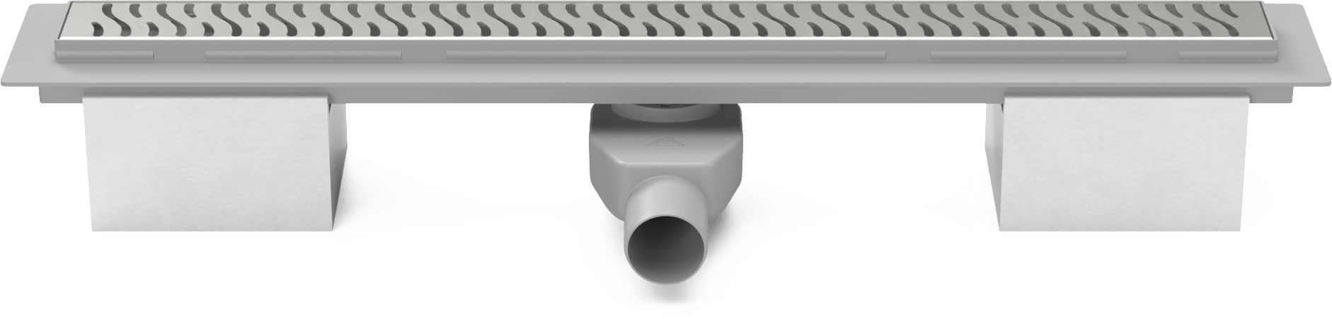Linear floor drain with swivel siphon 360° - CHUDĚJ, s.r.o.