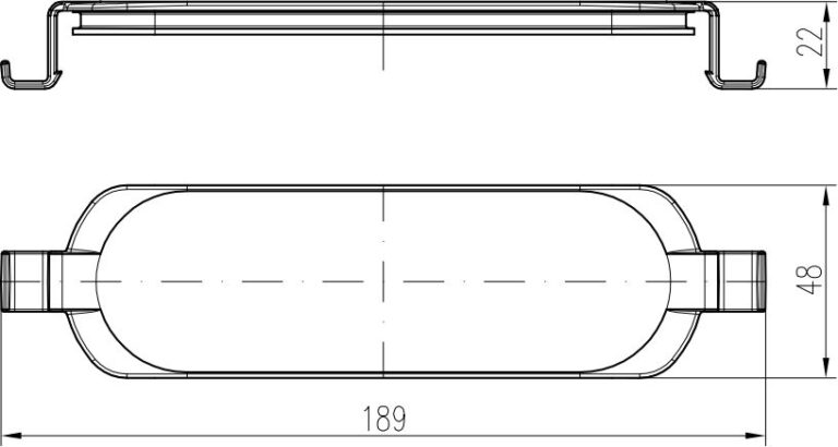 Siphon cover for linear floor drain - CHUDĚJ, s.r.o.